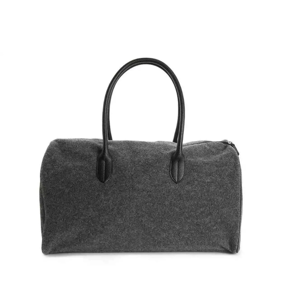 DSW | Bags | Dsw Felt Duffle Travel Weekender Bag Dark Gray | Poshmark